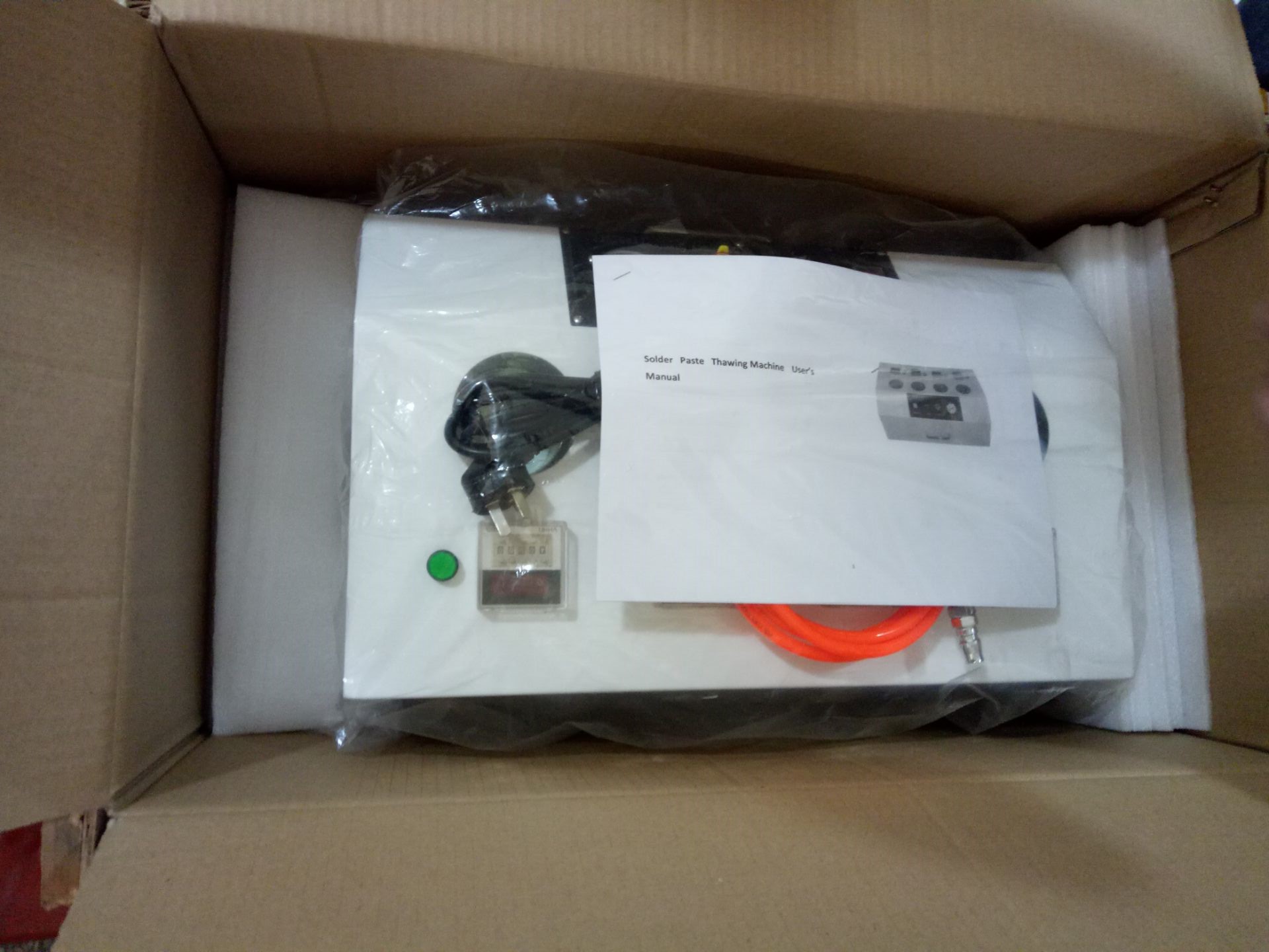 Solder Paste Warm Solder paste temperature back machine, temperature ...